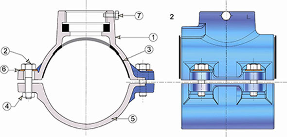 NEXUS PLUS - Collier de prise pour tuyaux PVC et PE | Saint-Gobain PAM ...